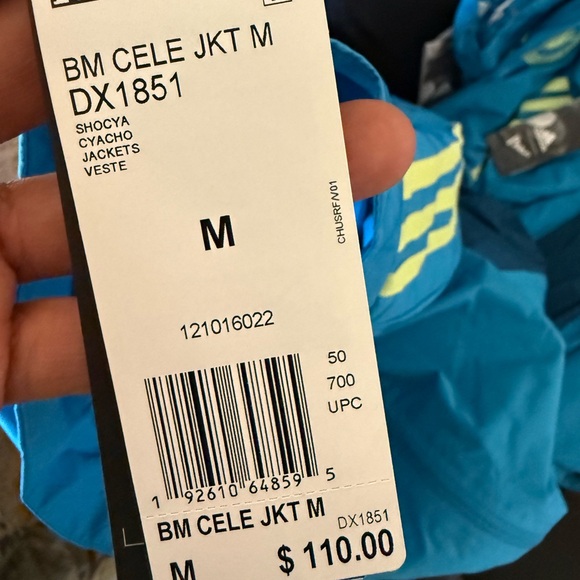 adidas | Jackets & Coats | Adidas Vibrant Blue Jacket Boston 29 | Poshmark